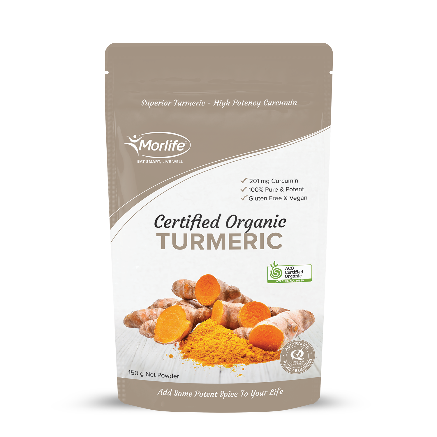 Morlife Turmeric Powder Certified Organic 150g