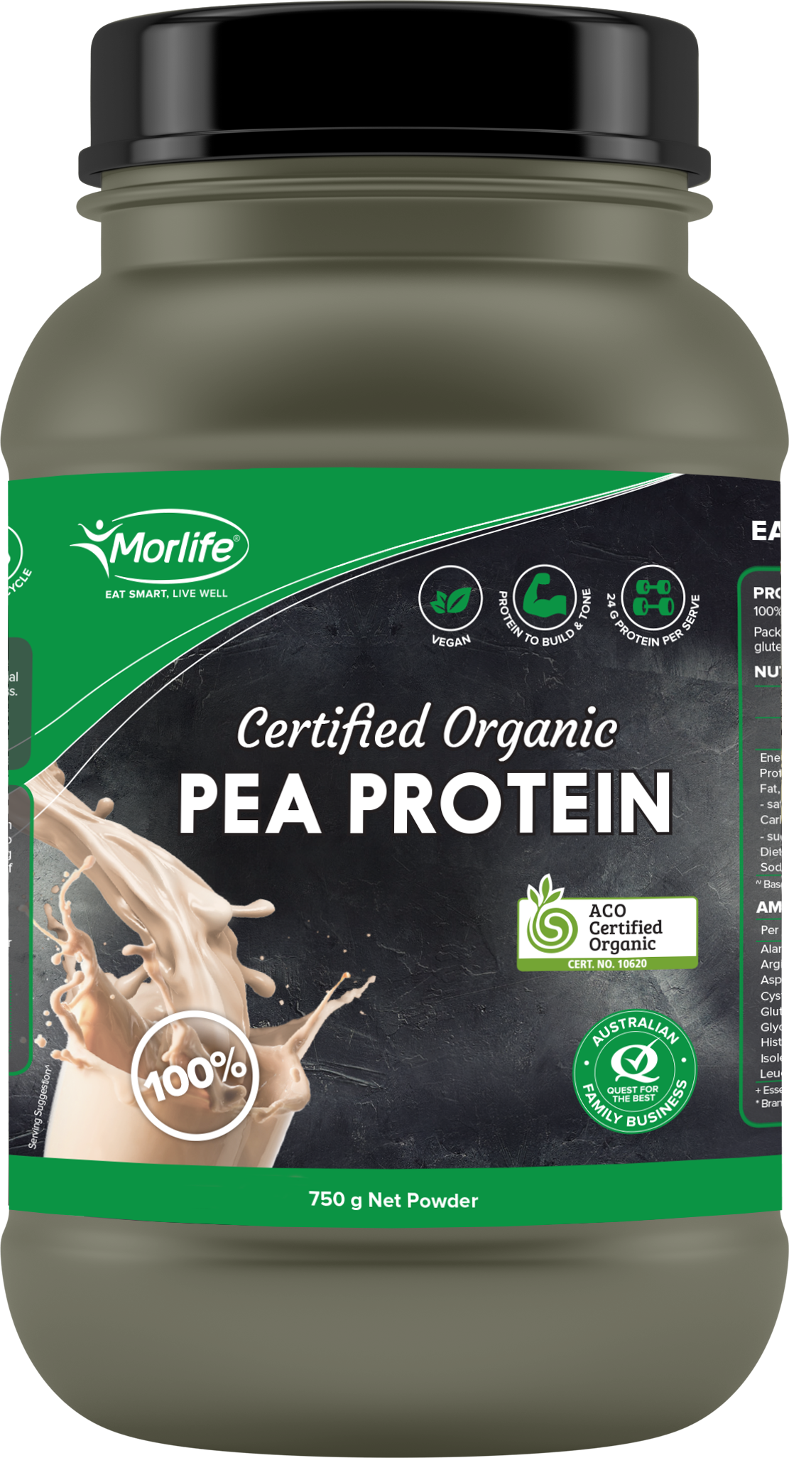 Morlife Pea Protein 750g – Morlife AUS