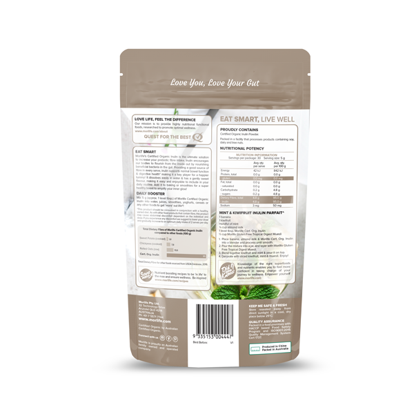 Morlife Inulin Powder Certified Organic – Morlife AUS